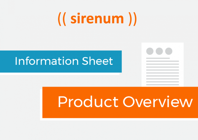 Sirenum Information Sheet-Product Overview - Sirenum by Bullhorn